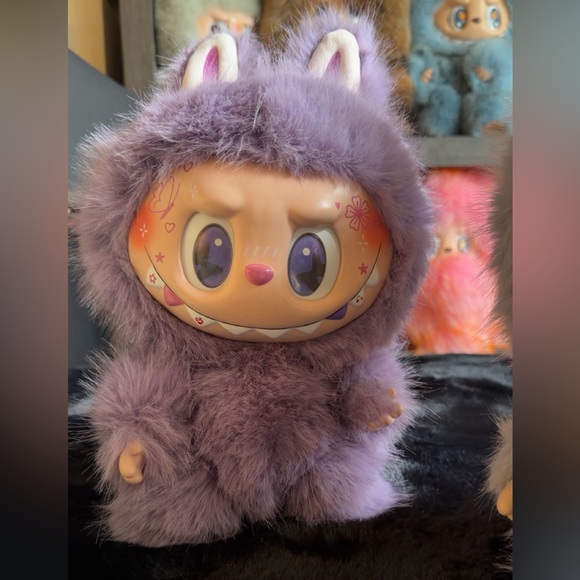 Labubu | Toys | Labubu Zimono Purple Furry Monster Doll | Poshmark